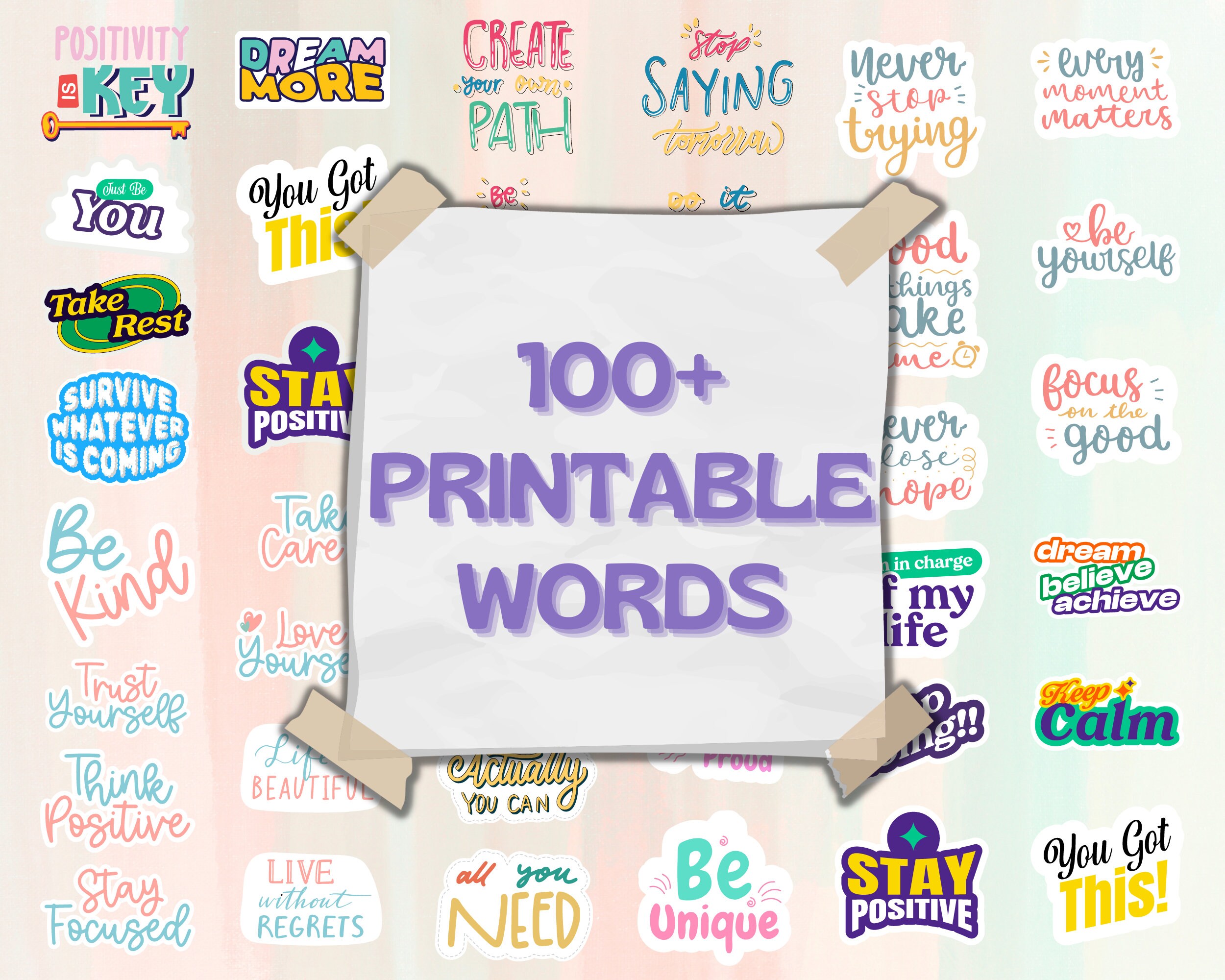 2023 Vision Board Template Vision Board Kit 2023 Vision - Etsy UK