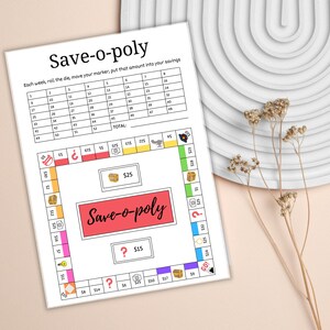 Saveopoly Savings Challenge Printable, Money Savings Challenge, Digital ...