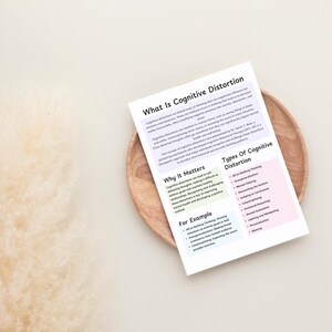 Cognitive Distortion Worksheets Printable, Mental Filtering ...