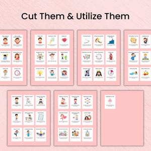 ADHD Executive Functioning Cards for Kids | Printable Cards | Behavior ...