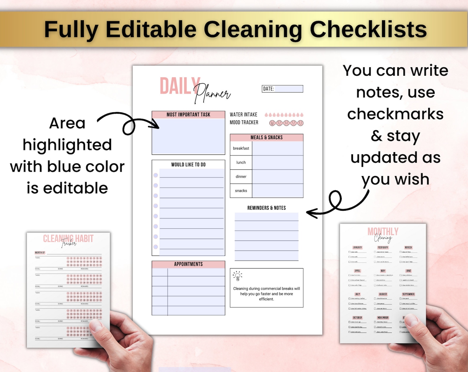 ADHD / Neurodivergent Cleaning Checklist Editable Adhd - Etsy Canada
