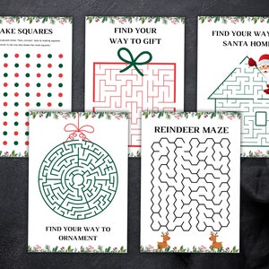 25 Printable Christmas Activities, Christmas Activity Bundle, Christmas ...