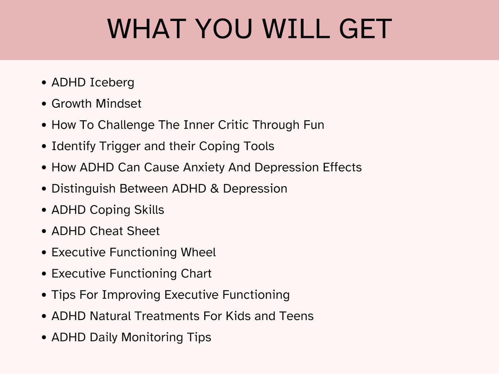 ADHD Executive Functioning Printable Bundle, 50 Visual Cards + 25 ...