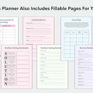 ADHD Late Diagnosis Therapy Worksheets, Adhd Planner Adult, Overcome ...