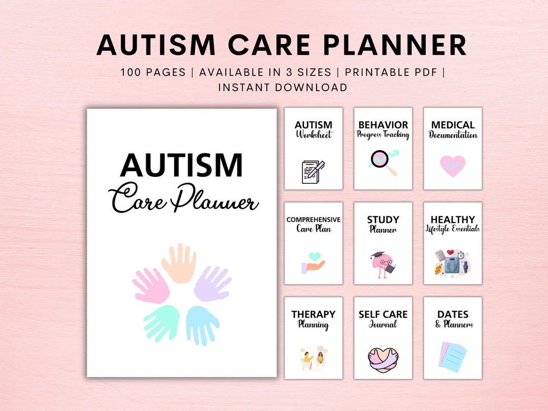 Autism Care Binder, Autism Planner Printable, Special Needs Child ...