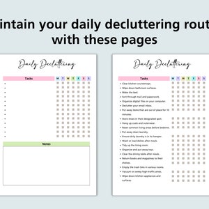 Adhd Declutter Planner, Declutter Checklist, Adhd Declutter Challenge, Declutter Guide ...