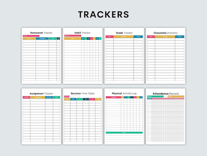 Homeschool Planner Printable, Homeschool Printable Organizer, Weekly ...
