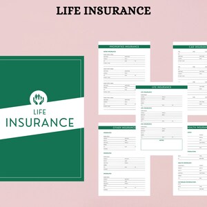 End of Life Planner Printable, Emergency Binder Printable, Beneficiary Info, Last Wishes Planner ...