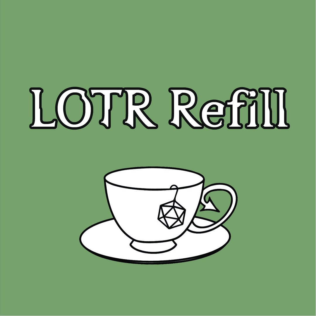 Hobbit Tea Refill - LOTR Tea Collection - Etsy
