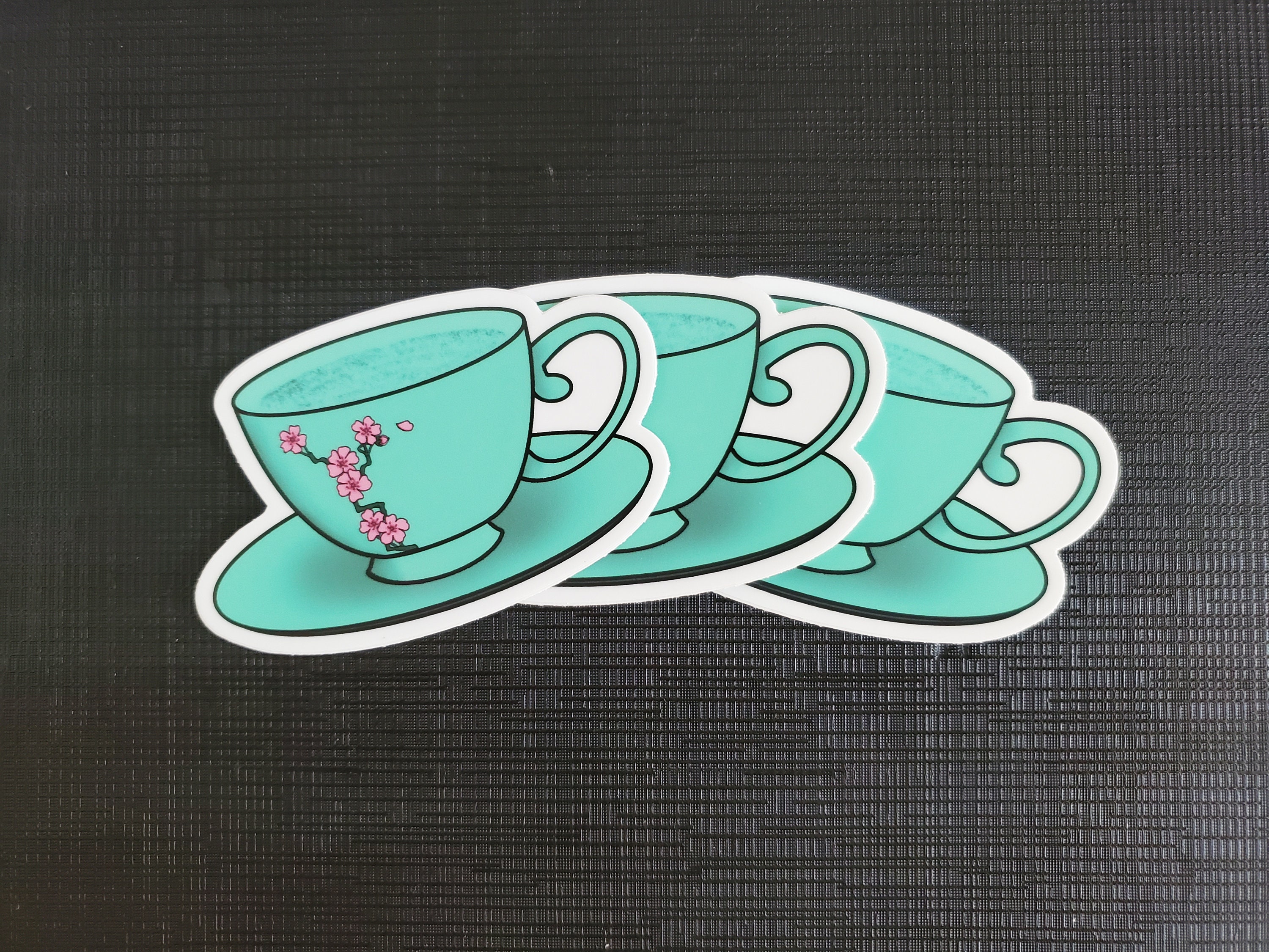 Caduceus Teacup Sticker Die Cut Sticker Vinyl Sticker - Etsy