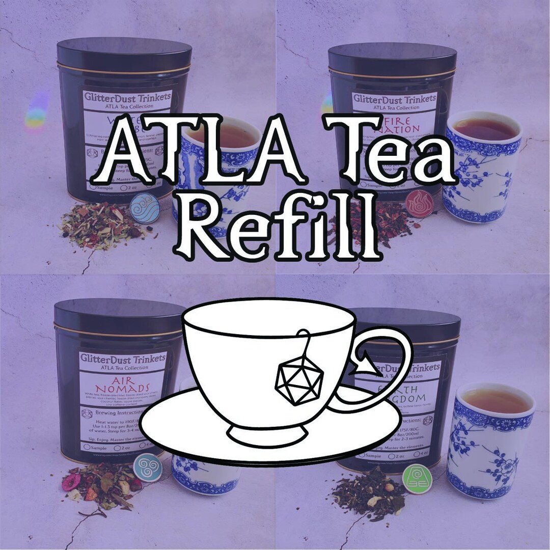 ATLA Inspired Tea Refill - ATLA Tea Collection - Etsy