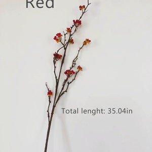 Artificial Bittersweet Fruit With Long Branch, Quality Small Berry Stem ...