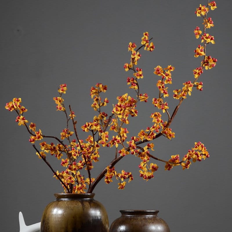 Quality Bittersweet Stem With Fruit, Artificial Small Berry Branch ...