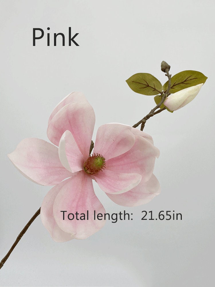 Magnolia Spray With Bud Artificial Realistic Flower Craft - Etsy