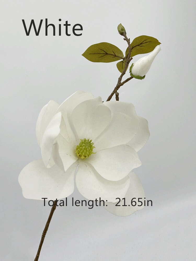 Magnolia Spray With Bud Artificial Realistic Flower Craft - Etsy