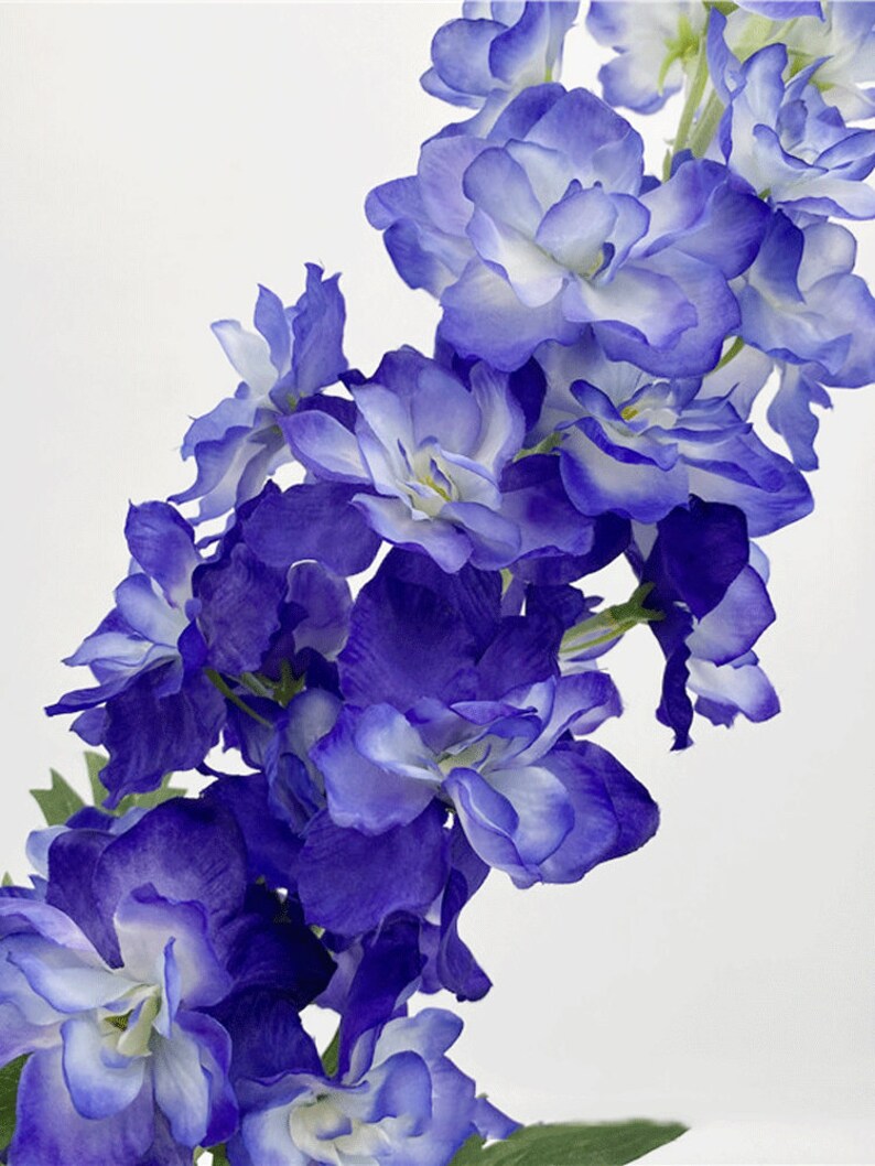 Realistic Delphinium With Long Stem Artificial Flower Craft - Etsy