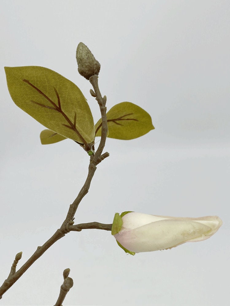 Magnolia Spray With Bud Artificial Realistic Flower Craft - Etsy