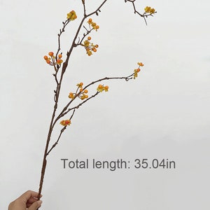 Artificial Bittersweet Fruit With Long Branch, Quality Small Berry Stem ...