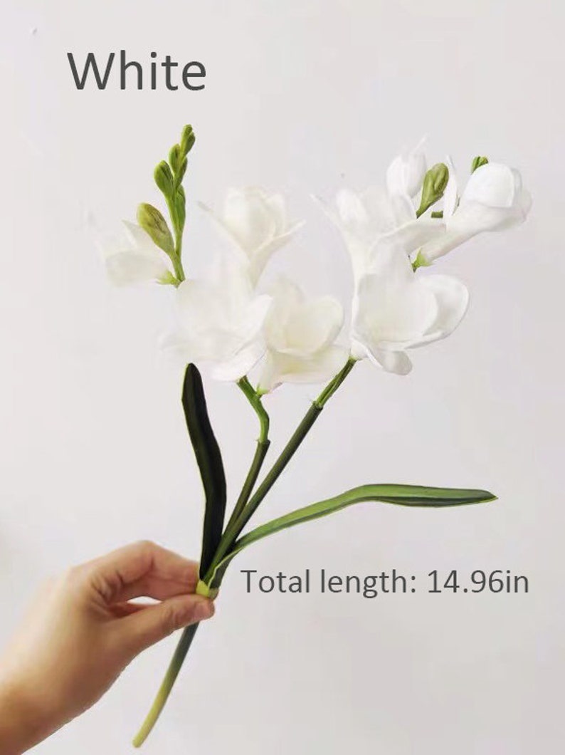 Artificial Freesia With Bud Quality Orchid Flower Stem - Etsy