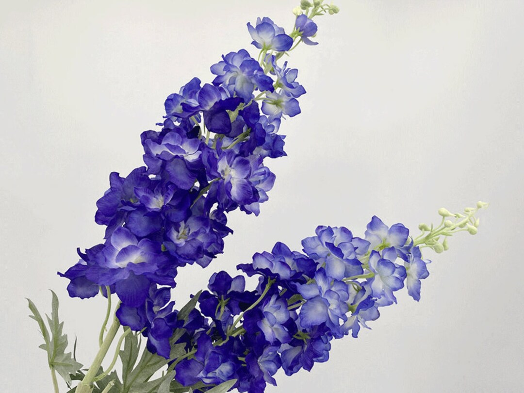 Realistic Delphinium With Long Stem, Artificial Flower Craft, Living ...
