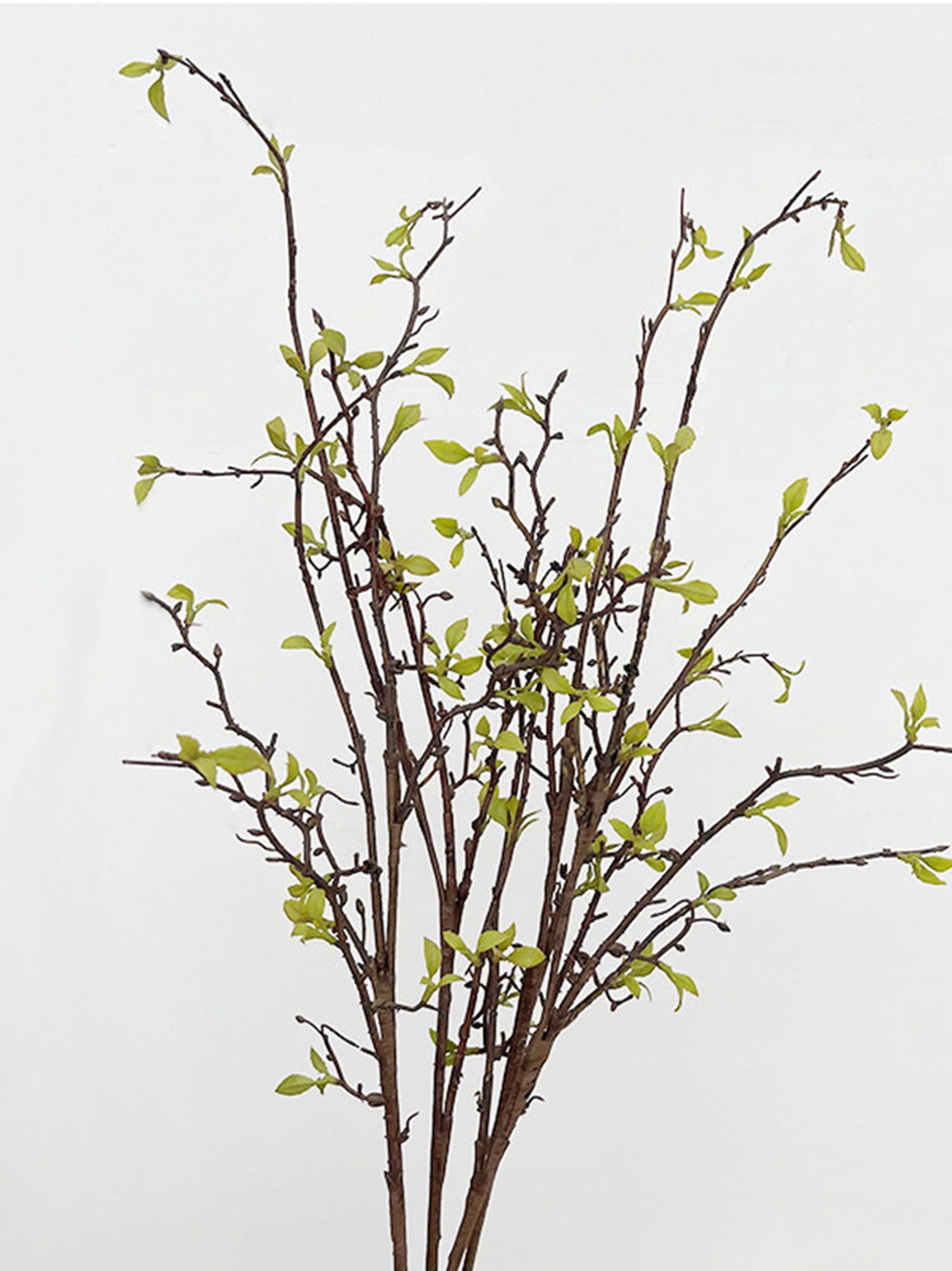 Artificial Twig Long Stem With Sprout Fake Dead Branch and - Etsy