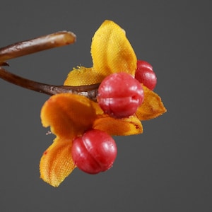 Quality Bittersweet Stem With Fruit, Artificial Small Berry Branch ...