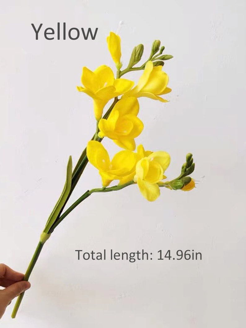 Artificial Freesia With Bud Quality Orchid Flower Stem - Etsy