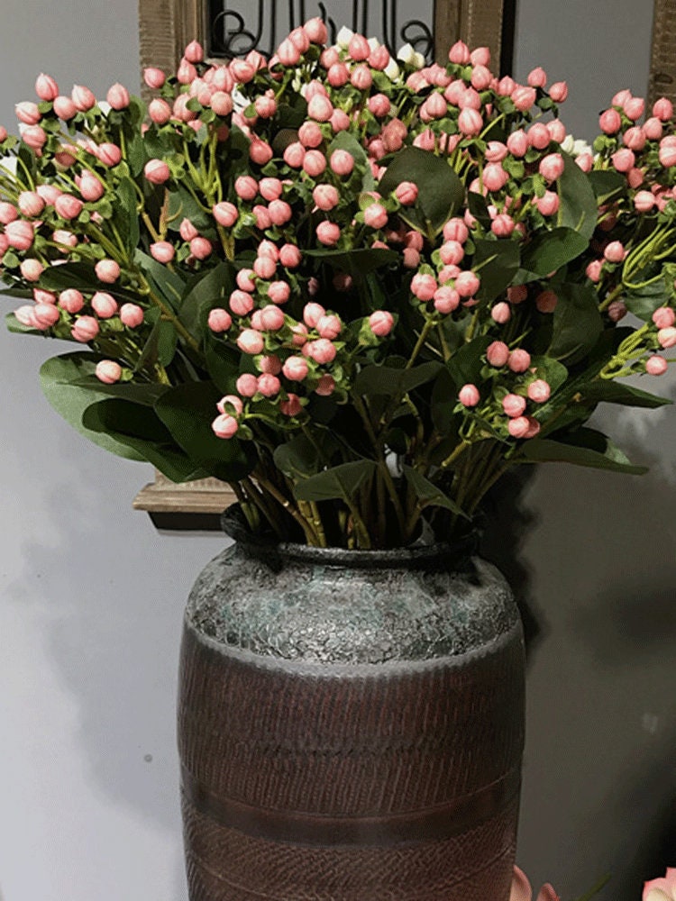 Artificial Hypericum Berry Stem Fake Small Fruit Spray - Etsy