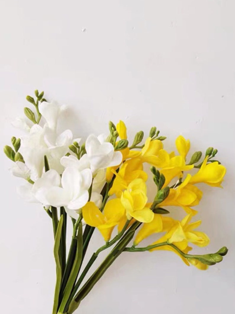 Artificial Freesia With Bud Quality Orchid Flower Stem - Etsy