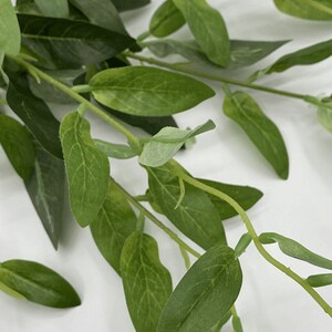 Fake Ilex Leaf Sprig, Artificial Holly Foliage Stem, Fake Plant Branch ...