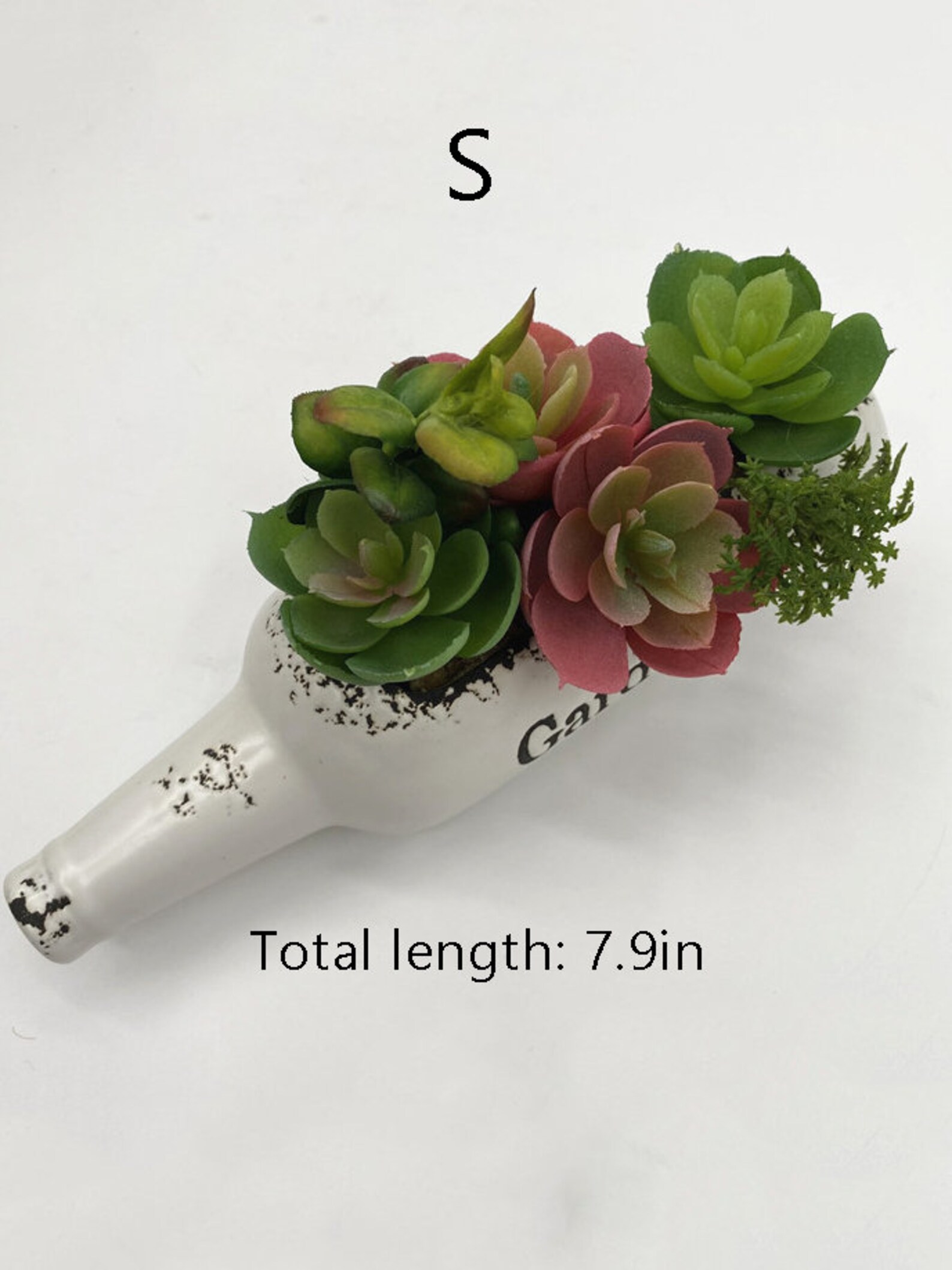 Fake Succulents Crafts, Tropical Plant Bottle Ornament, Artificial ...