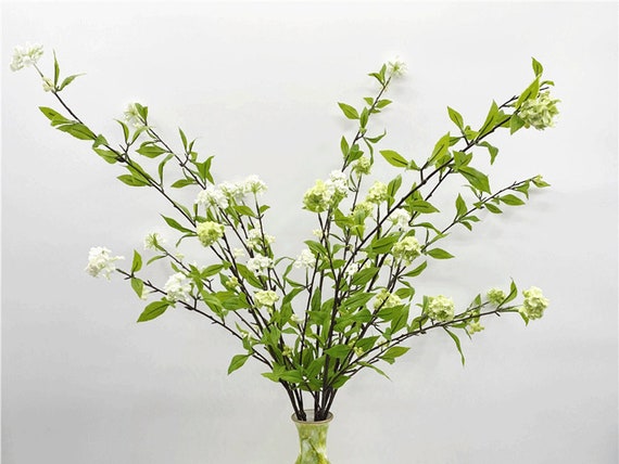 Artificial Snowball Flower Long Stem Fake Viburnum Bloom - Etsy
