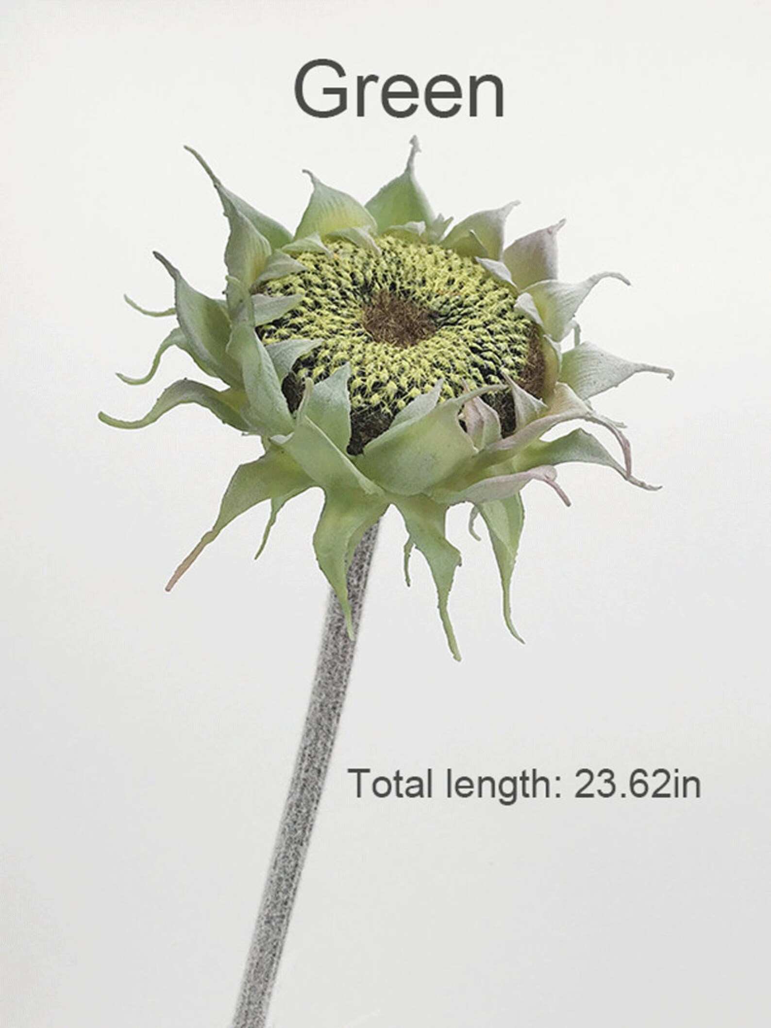 Vintage Sunflower Tray With Stem Artificial Sunflower Seed - Etsy