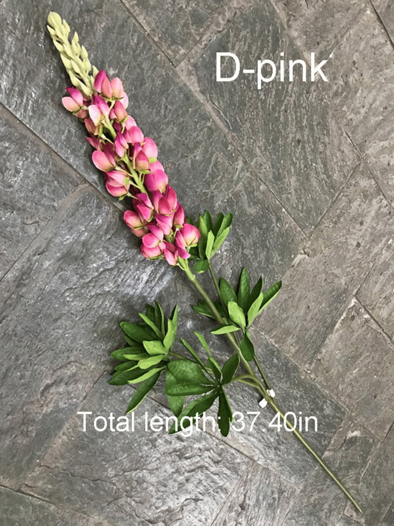 Artificial Russell Lupine With Long Stem, Quality Lupinus Polyphyllus ...