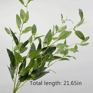 Fake Ilex Leaf Sprig, Artificial Holly Foliage Stem, Fake Plant Branch ...