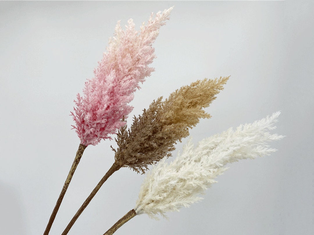 Artificial Reed Flower With Long Stem, Realistic Bloom Craft, Rustic ...