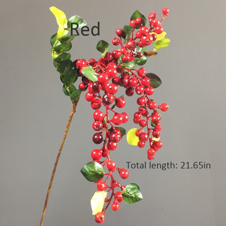 Quality Hanging Berry Artificial Small Fruit With Leaf - Etsy
