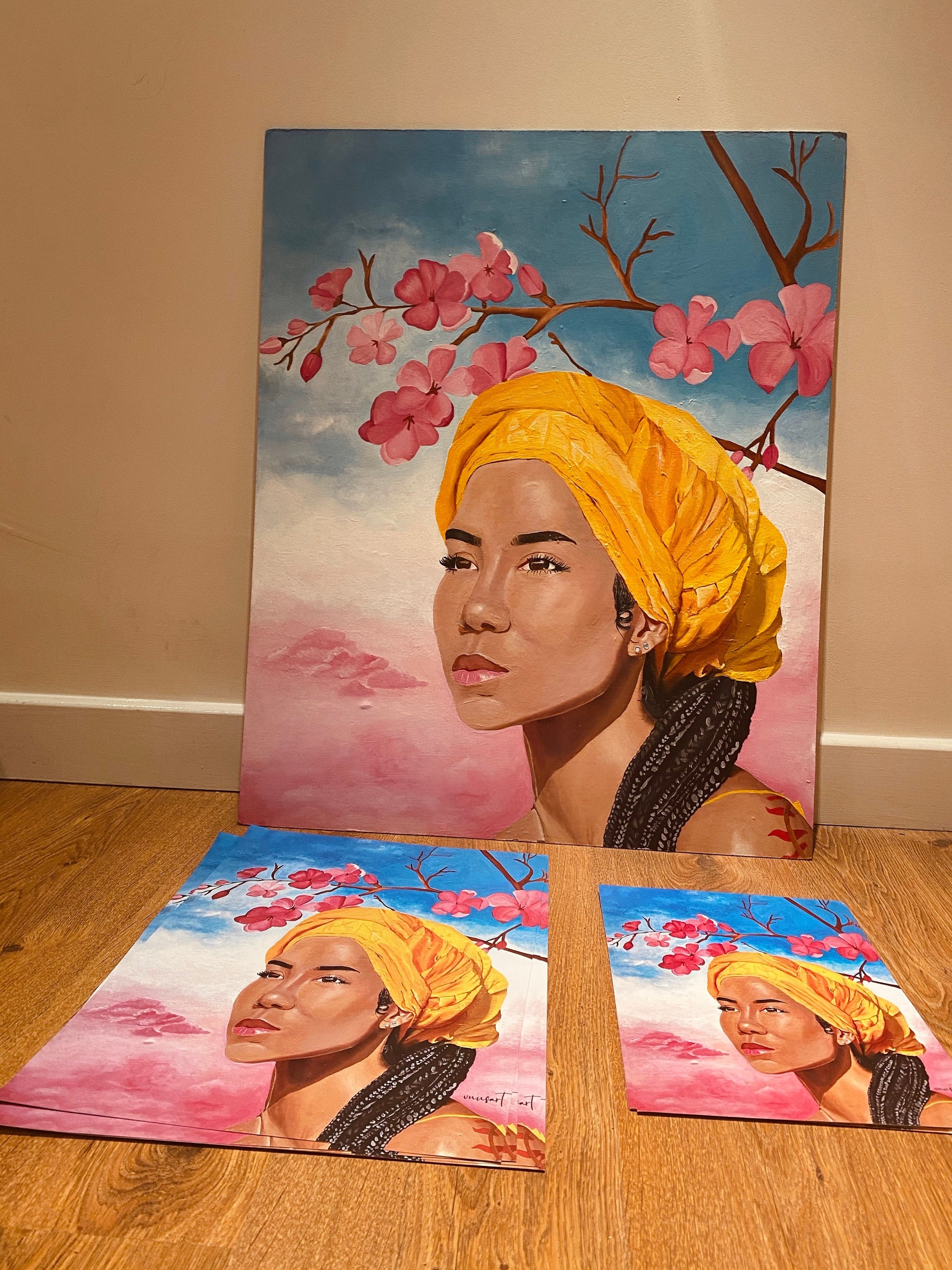 Jhene Aiko Painting Print - Etsy