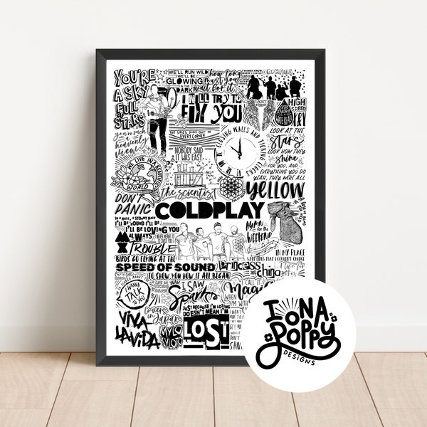 Coldplay - Etsy
