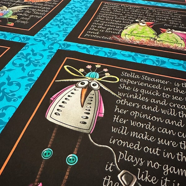 Steampunk Stitchery Fabric - Etsy