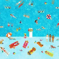 Pool Water Fabric, the Deep Collection From Oasis Fabric Summertime ...