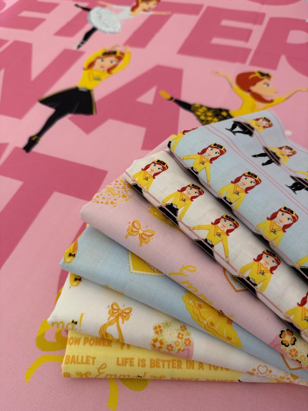 6 Piece Emma! 1/2 Yard Bundle PLUS Panel | the Wiggles | Life is Better ...