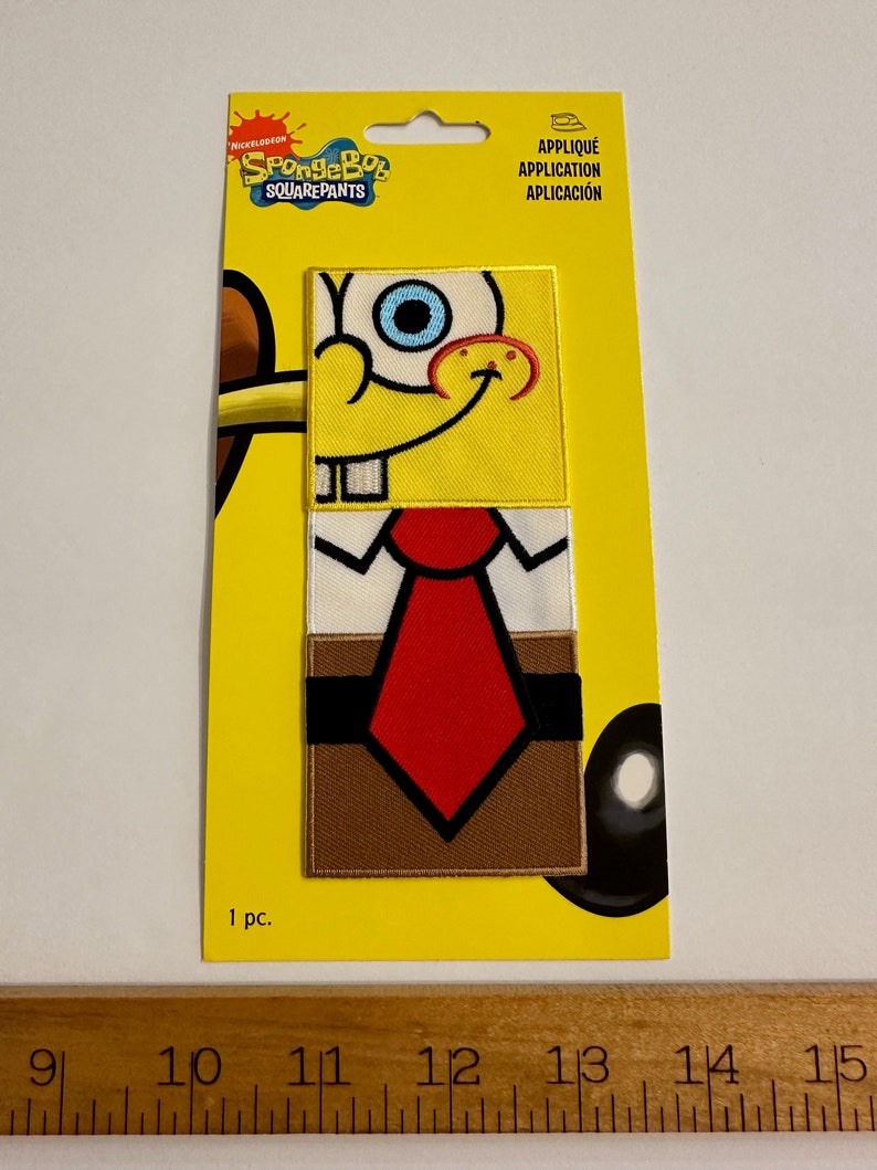 Vintage Spongebob Squarepants Iron-on Sew-on Patch | Fabric Patches ...