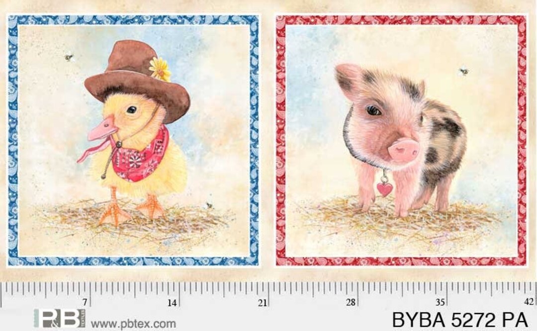 Barnyard Babies Panel by Clint Eagar | Farm Animals | Chick | Pig ...