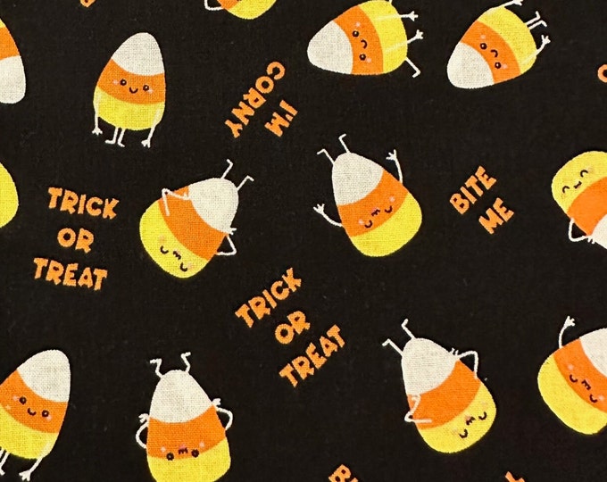 1/2 Yard I'm Corny Candy Corn | Halloween | Bite Me | Trick or Treat ...