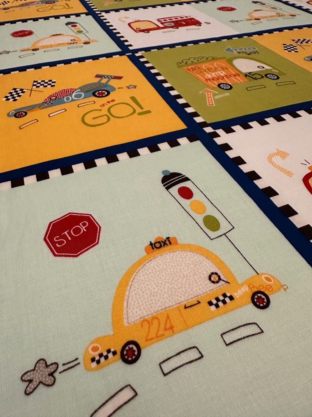 On Our Way Panel | Taxi | Fire Truck | Trash Truck | Race Car | 100% ...
