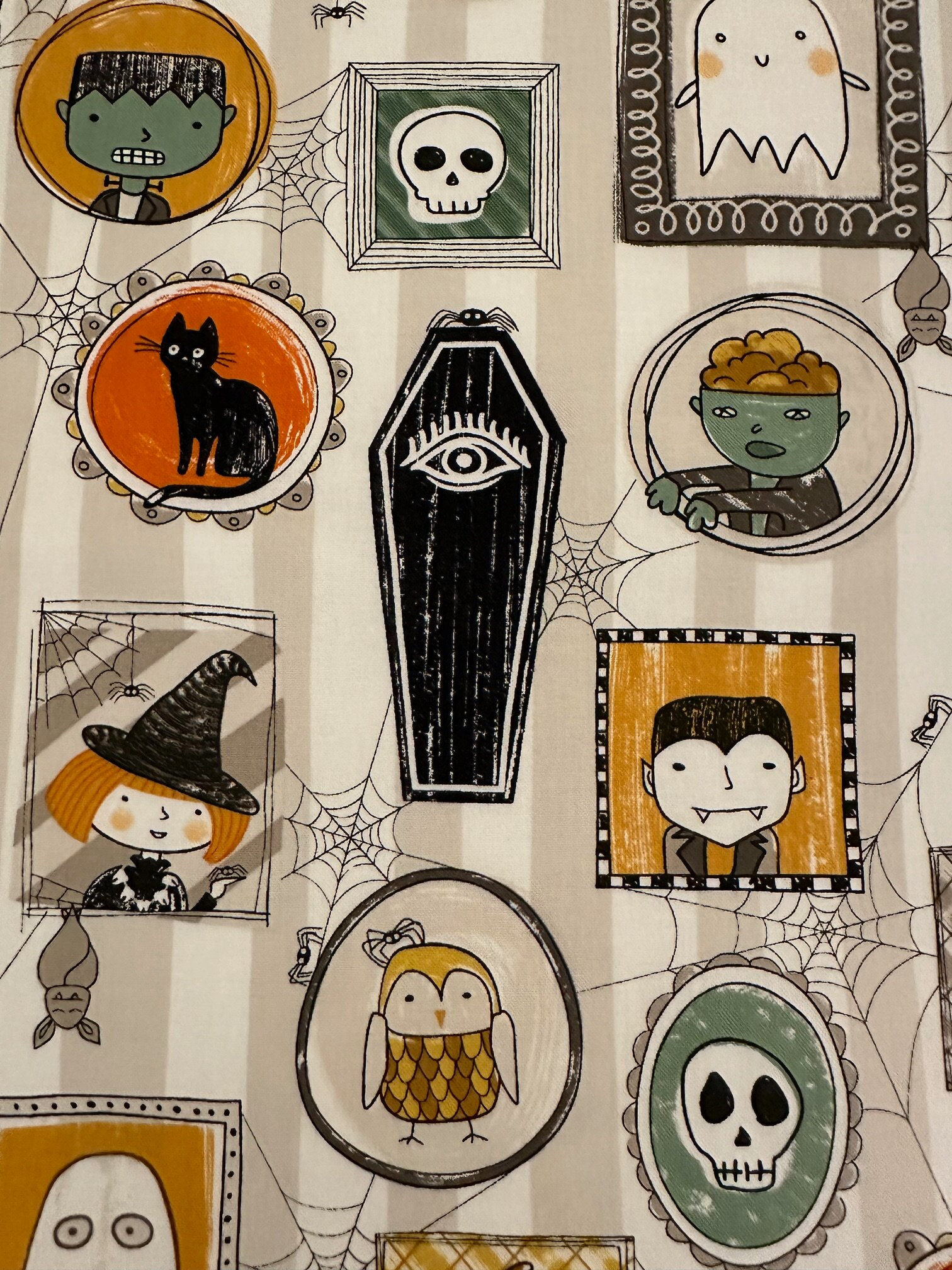 1/2 Yard Boos & Ghouls by Alicia Jacobs Dujets | Halloween | Family ...