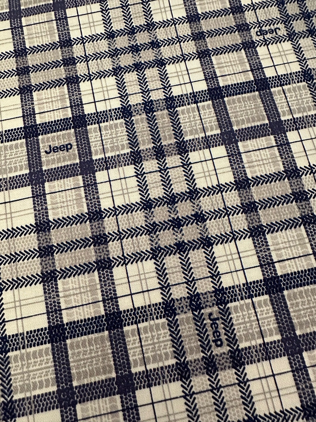 1/2 Yard Adventure Awaits: J is for Jeep Pattern C6463 Plaid Tire ...
