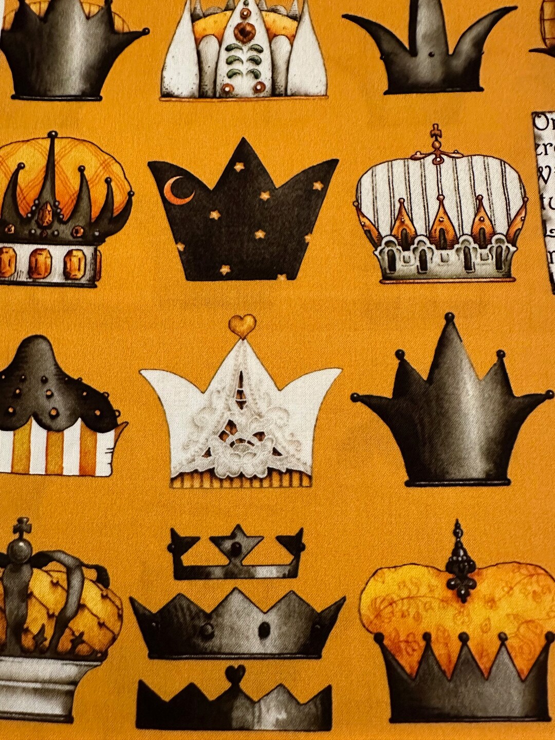 Queen of We'en Crowns REMNANT Antique Halloween Pattern CD13165 100% ...