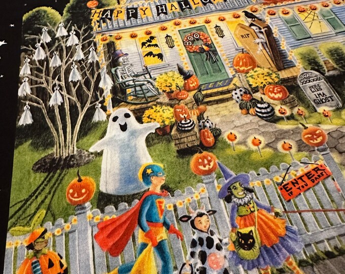 Trick or Treat Panel by Nutshell Designs Halloween Haunted House Design ...